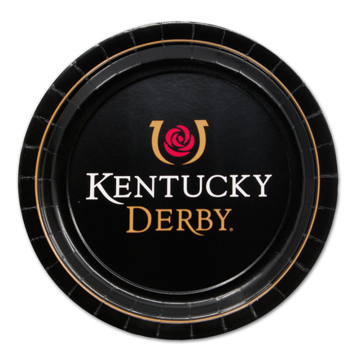 Kentucky Derby Rose Icon Paper Plates 9" Dia.- Pkg 8 — Horse and Hound ...