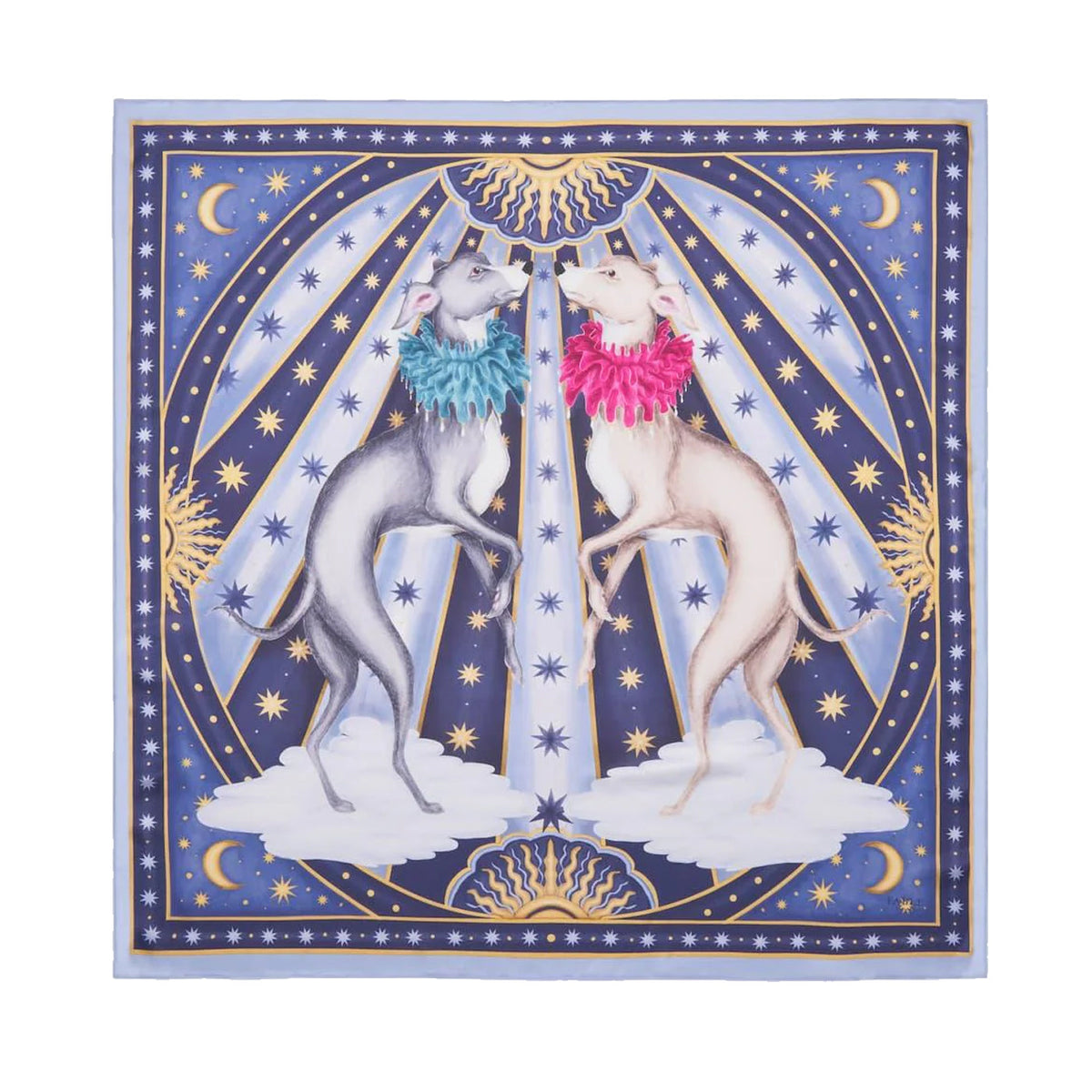 Whippet Hound Silk Scarf by Catherine Rowe — Horse and Hound Gallery