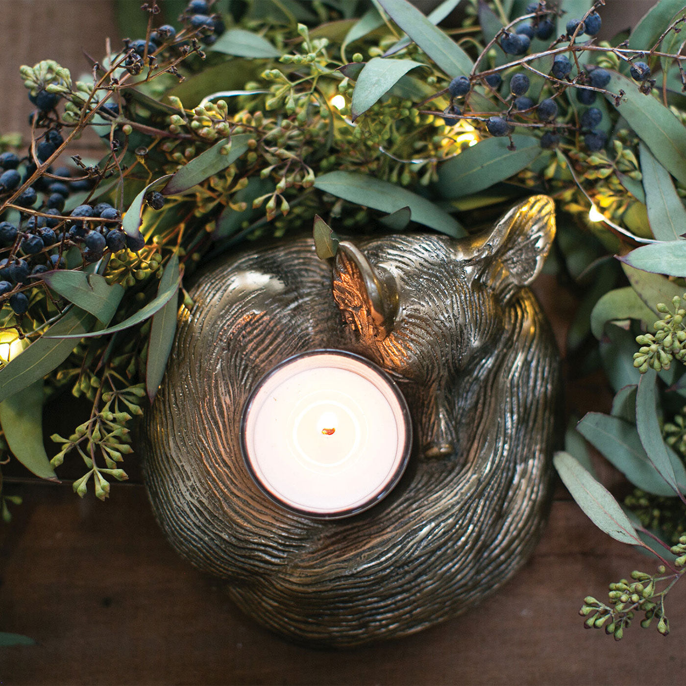 Sleepy Fox Tealight — Horse and Hound Gallery