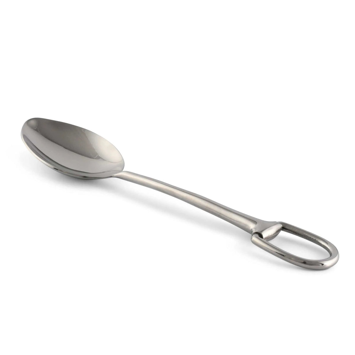 Equestrian Stirrup Serving Spoon - Matt Silver — Horse and Hound Gallery