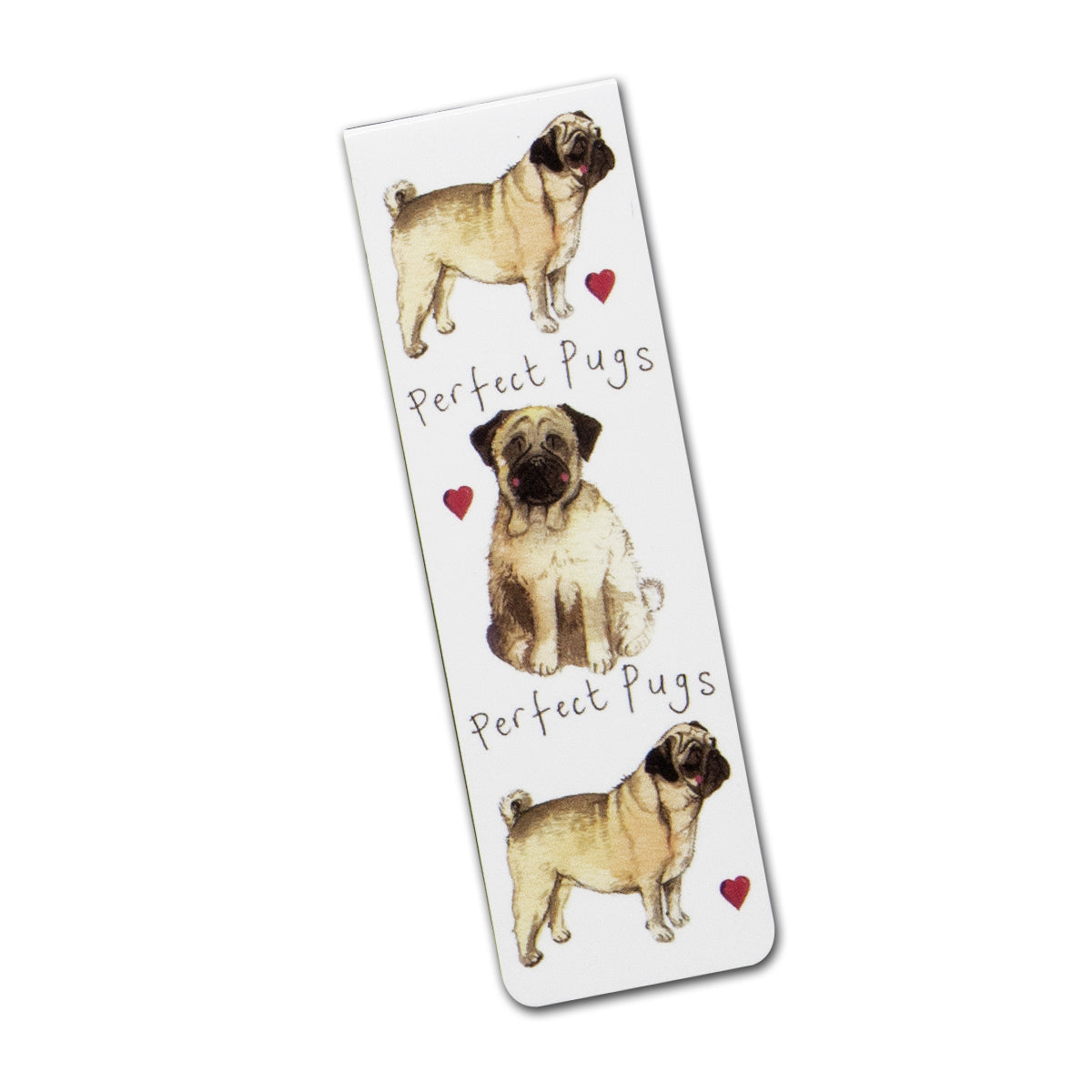 Perfect Pugs Magnetic Dog Bookmark — Horse and Hound Gallery