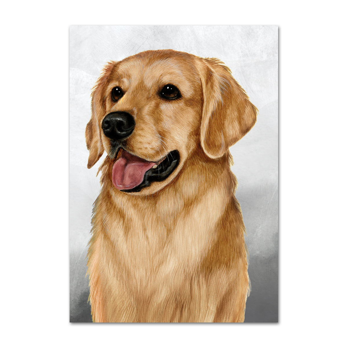 Golden Retriever Dog Note Card by Tamara Burnett — Horse and Hound Gallery