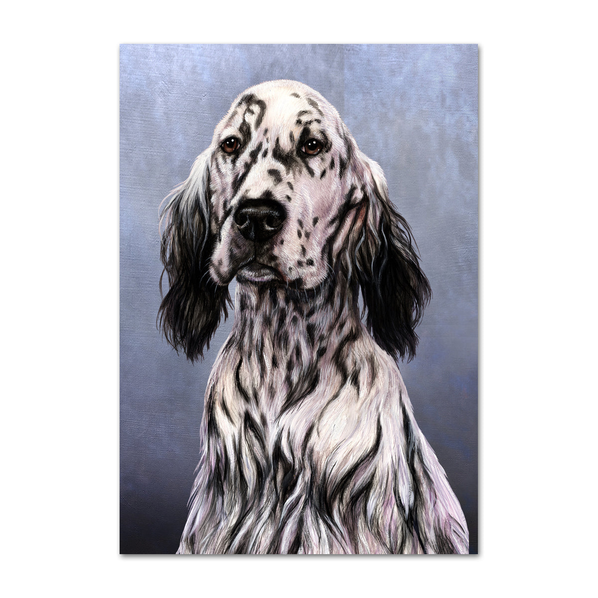 English Setter Dog Note Card by Tamara Burnett — Horse and Hound Gallery