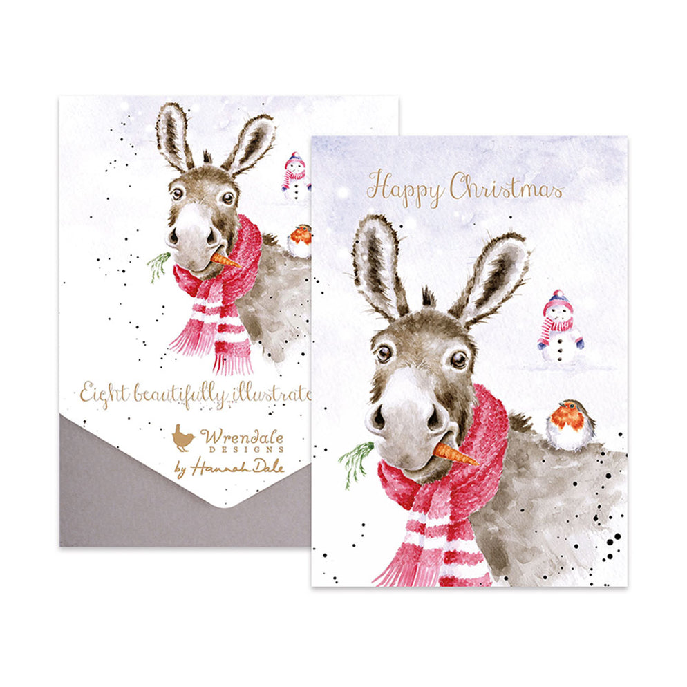Muletide Greetings Donkey Christmas Cards by Wrendale — Horse and Hound ...
