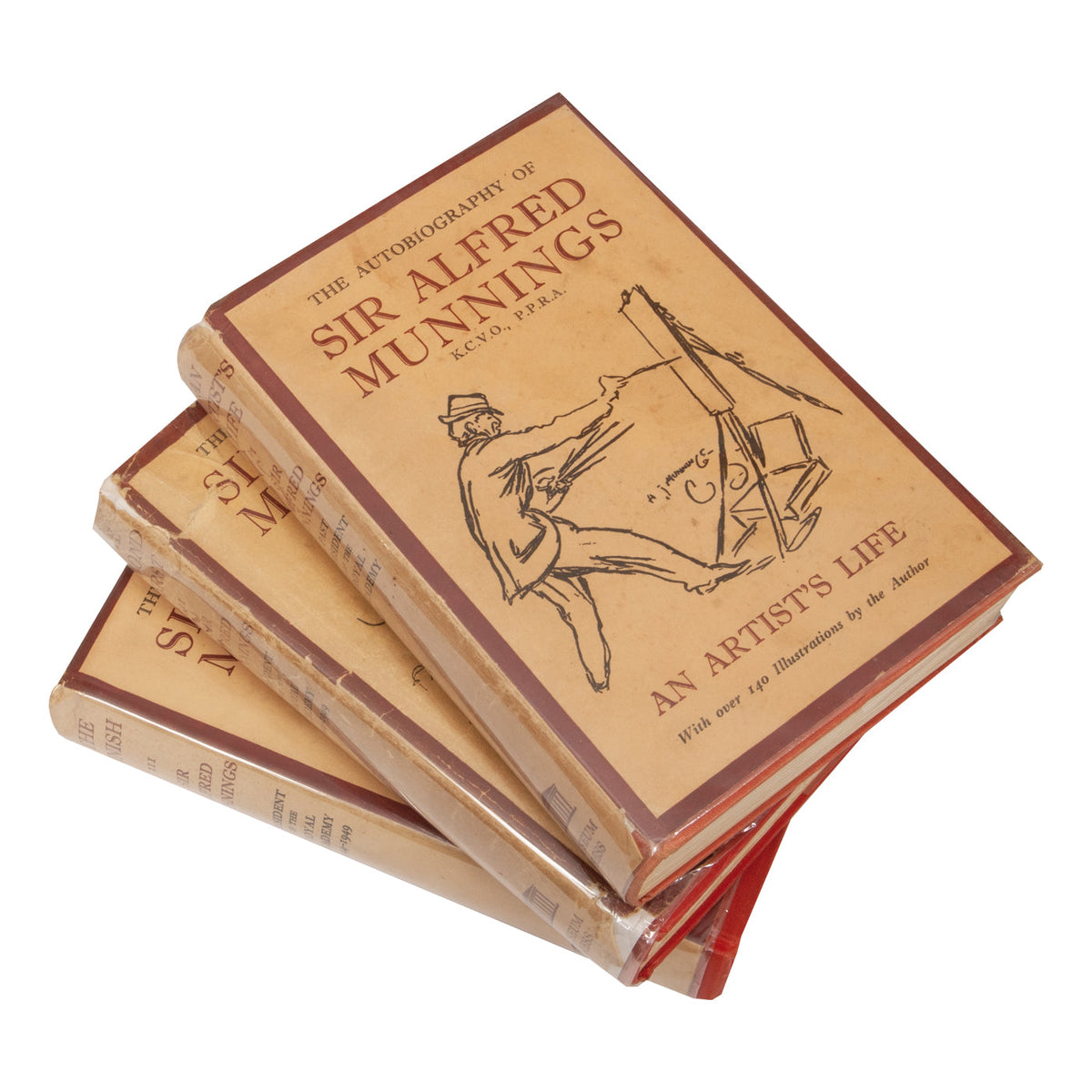 The Autobiography of Sir Alfred Munnings - 3 Book Volume — Horse and ...