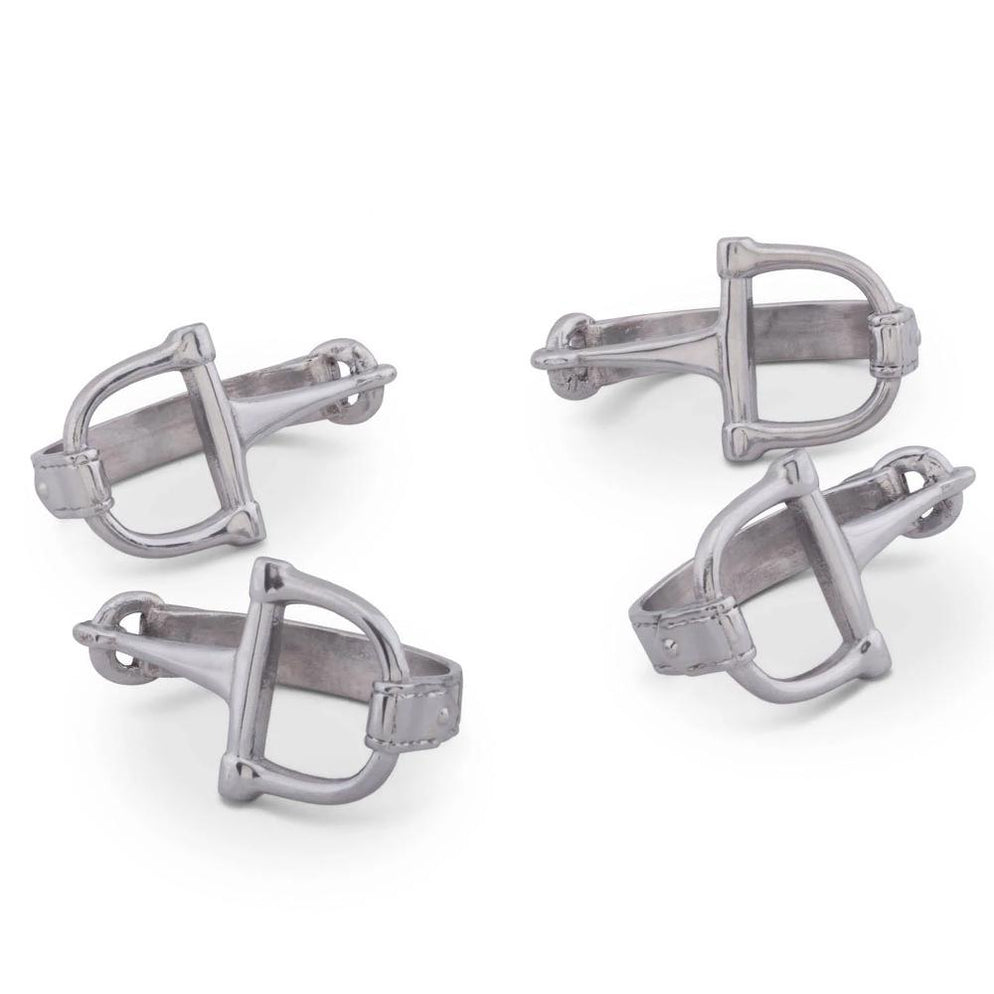 Arthur Court Horse Bit Napkins Rings — Horse and Hound Gallery