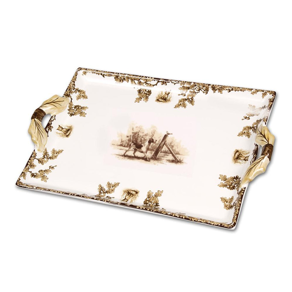 Aiken Hunt Dinnerware Two Handled Tray - Hound — Horse and Hound Gallery