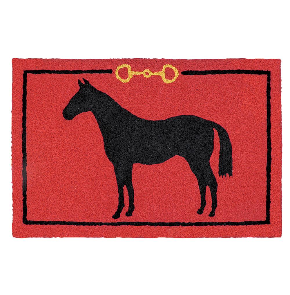 Standing Horse Accent Rug - Washable — Horse and Hound Gallery