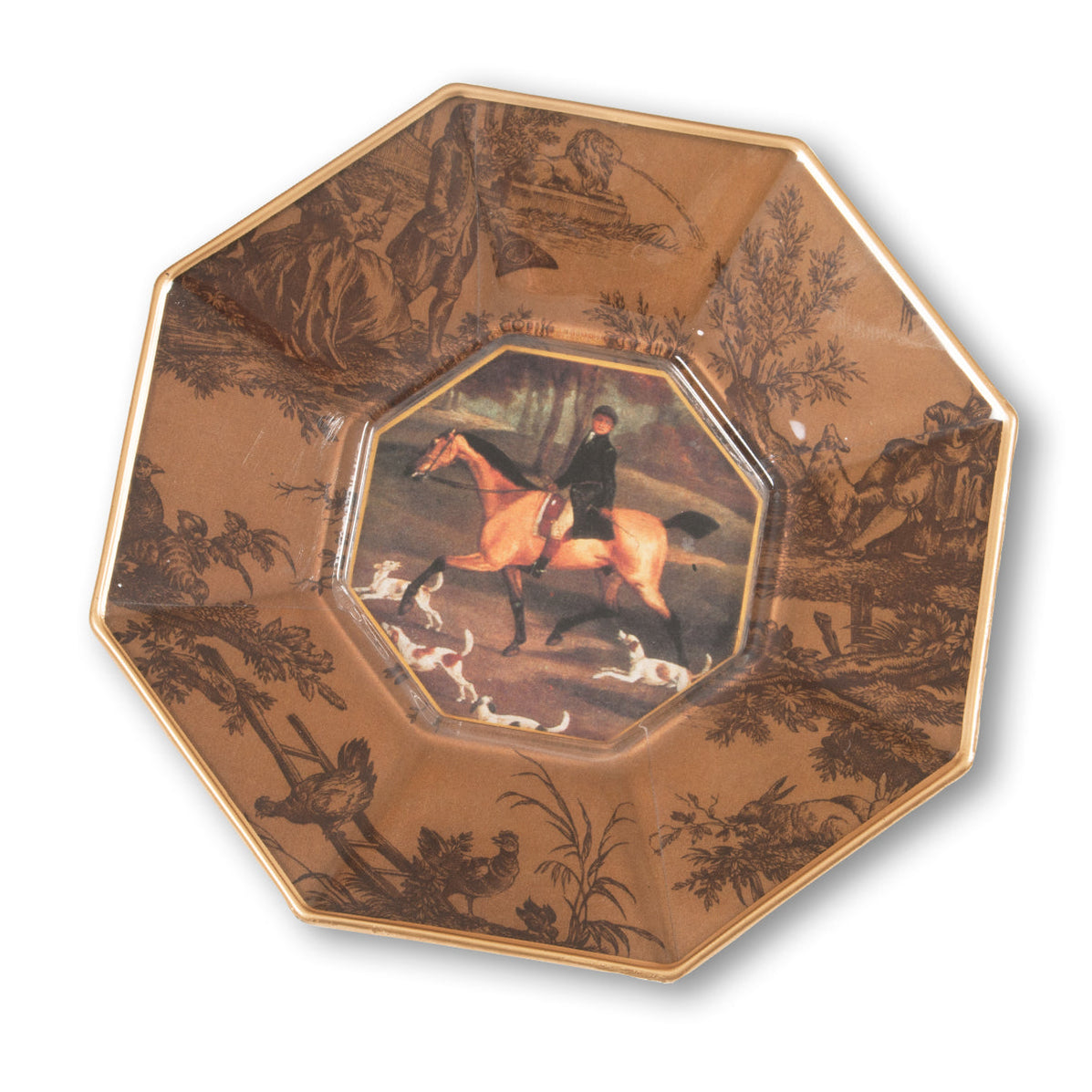 English Foxhunt Soap Dish — Horse and Hound Gallery