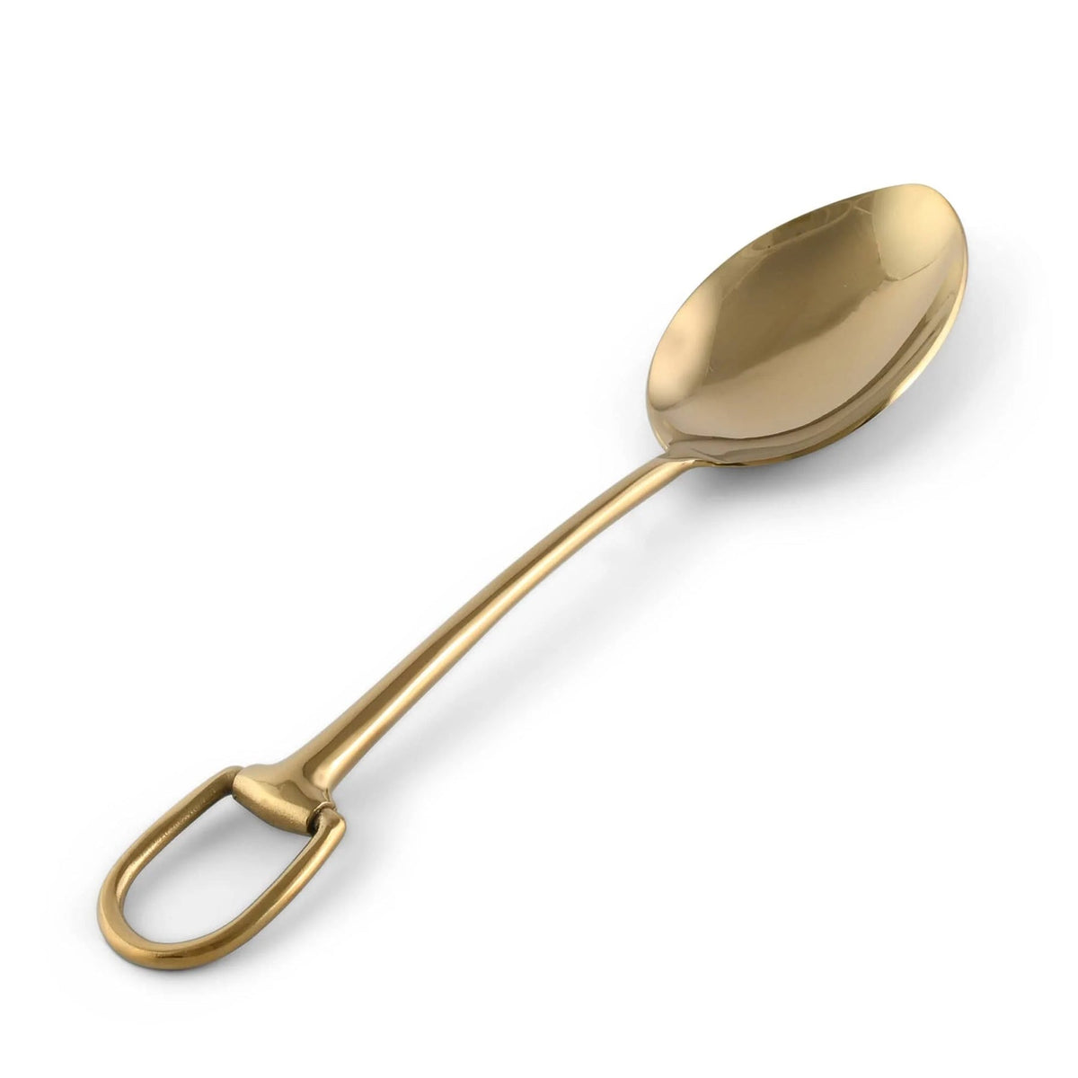 Equestrian Stirrup Serving Spoon - Shiny Gold — Horse and Hound Gallery